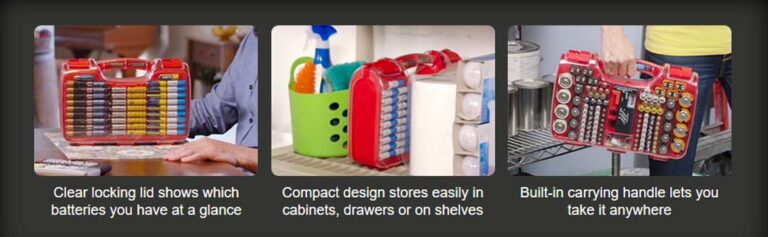 Battery Daddy Storage System Case - As Seen on TV - Order Now